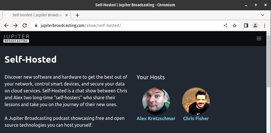 Episode - browser page title to include show name · Issue #459 · JupiterBroadcasting ...