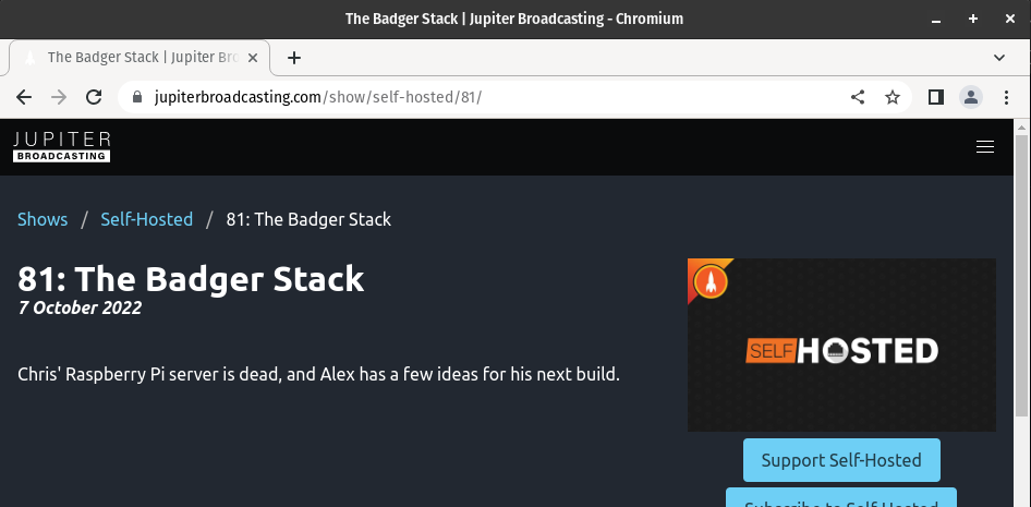 Episode - browser page title to include show name · Issue #459 ...