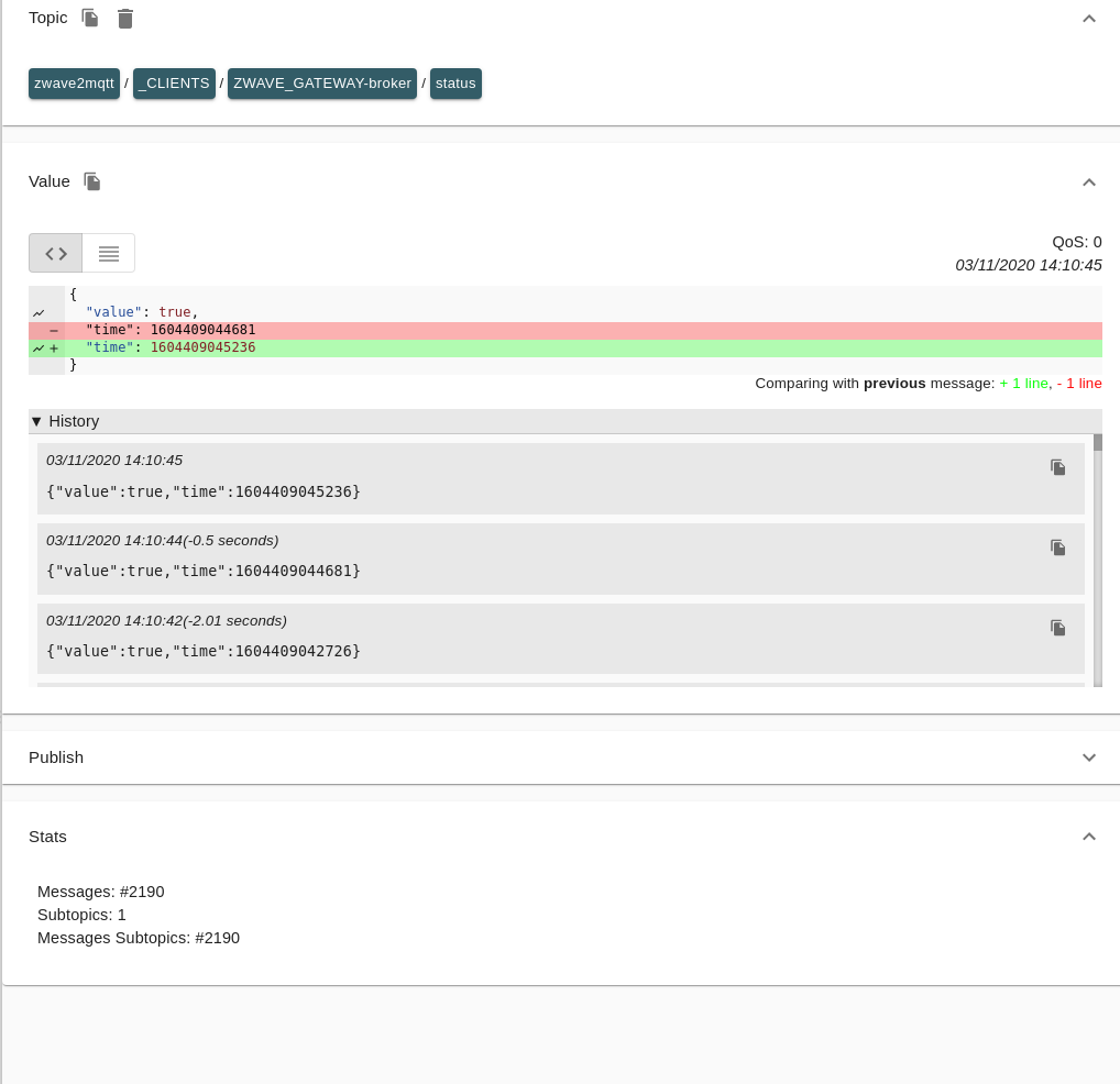 [bug] MQTT offline, reconnecting, connected, ... · Issue #814 · OpenZWave/Zwave2Mqtt · GitHub