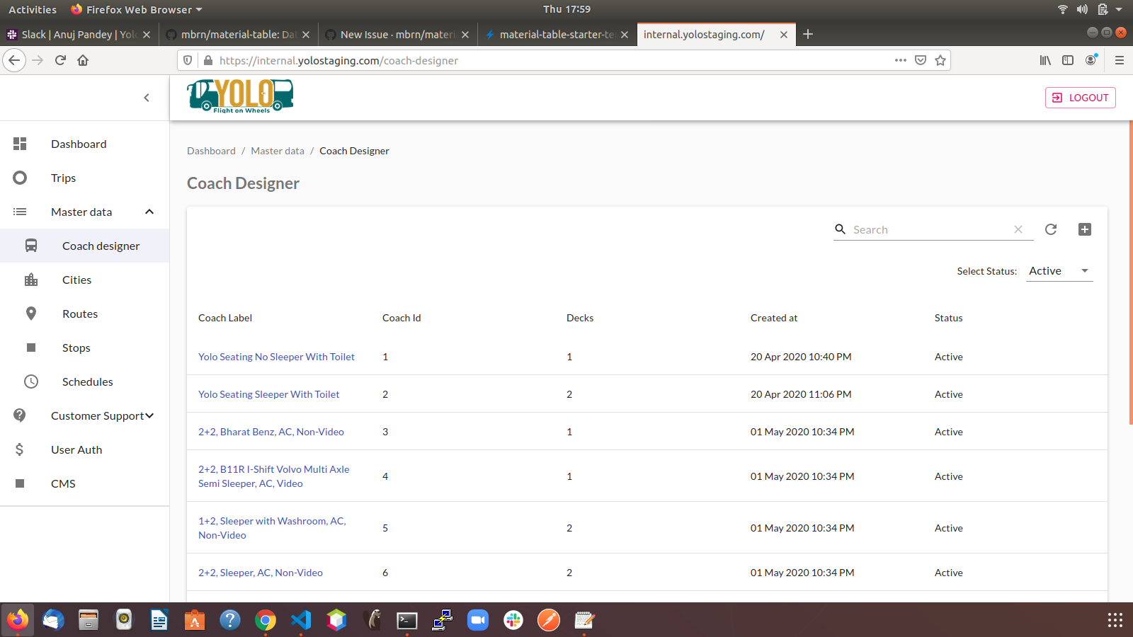 Table CSS destroy after page refresh · Issue #2651 · mbrn/material-table · GitHub