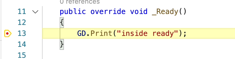 Not able to print on console using GD.Print("abc"); · Issue #42197 · godotengine/godot · GitHub
