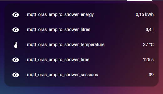 Support for Amphiro / Oras digital shower head · Issue #1263 ...