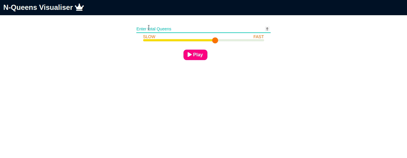 GitHub - arpita938/N-queens-visualiser: The n-queen puzzle is the ...
