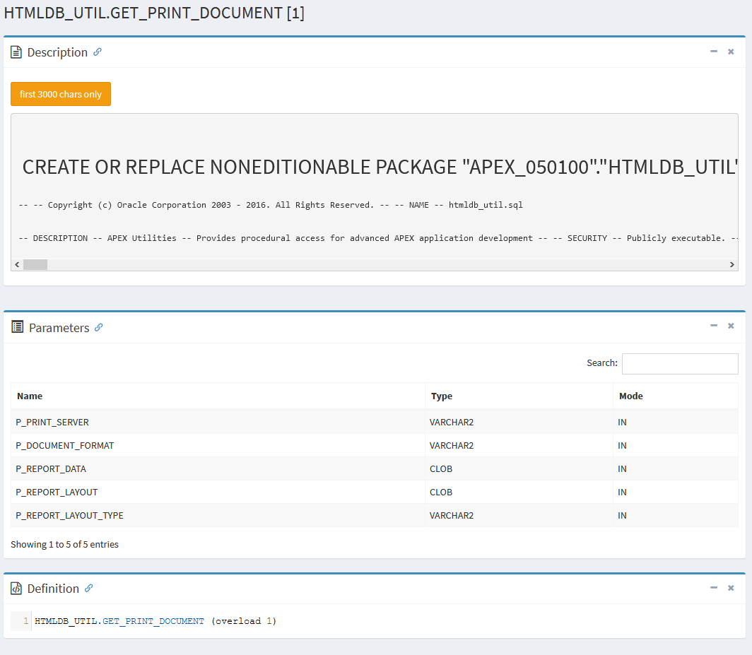 Procedures Documentation Oracle · Issue #369 · schemaspy/schemaspy · GitHub