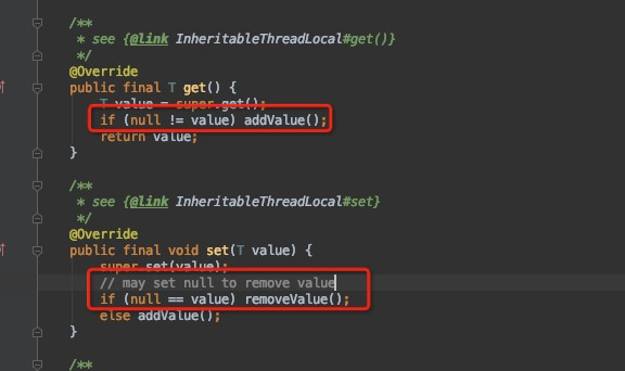 对于 set(null) 保持和 InheritableThreadLocal 一致语义？ · Issue #157 · alibaba/transmittable-thread-local ...