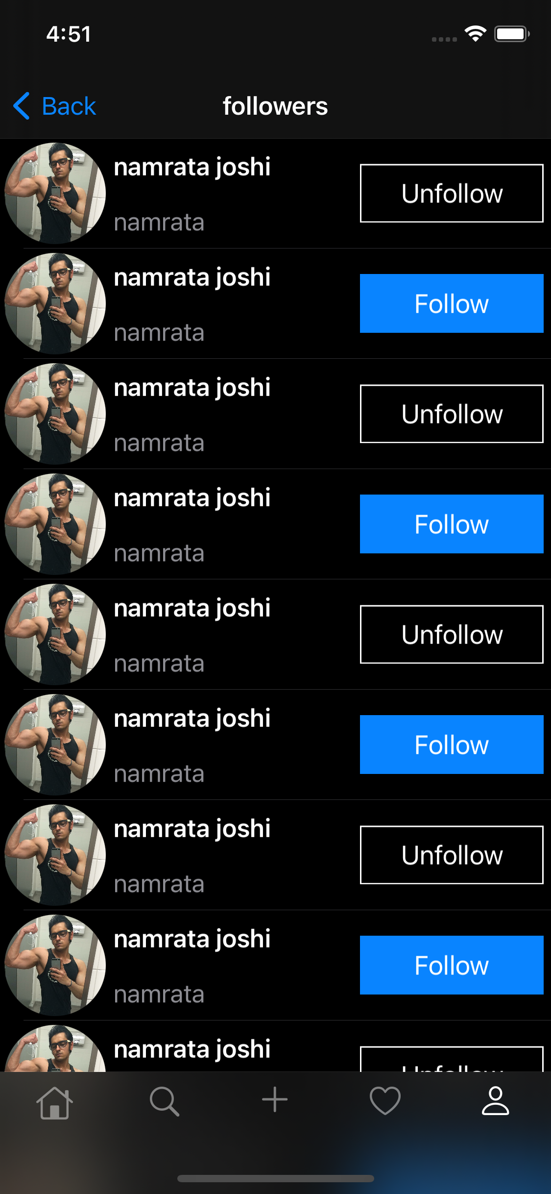 GitHub - NamrataAdhvaryu/Instagram: Here is Design and building of the same as Instagram App ...