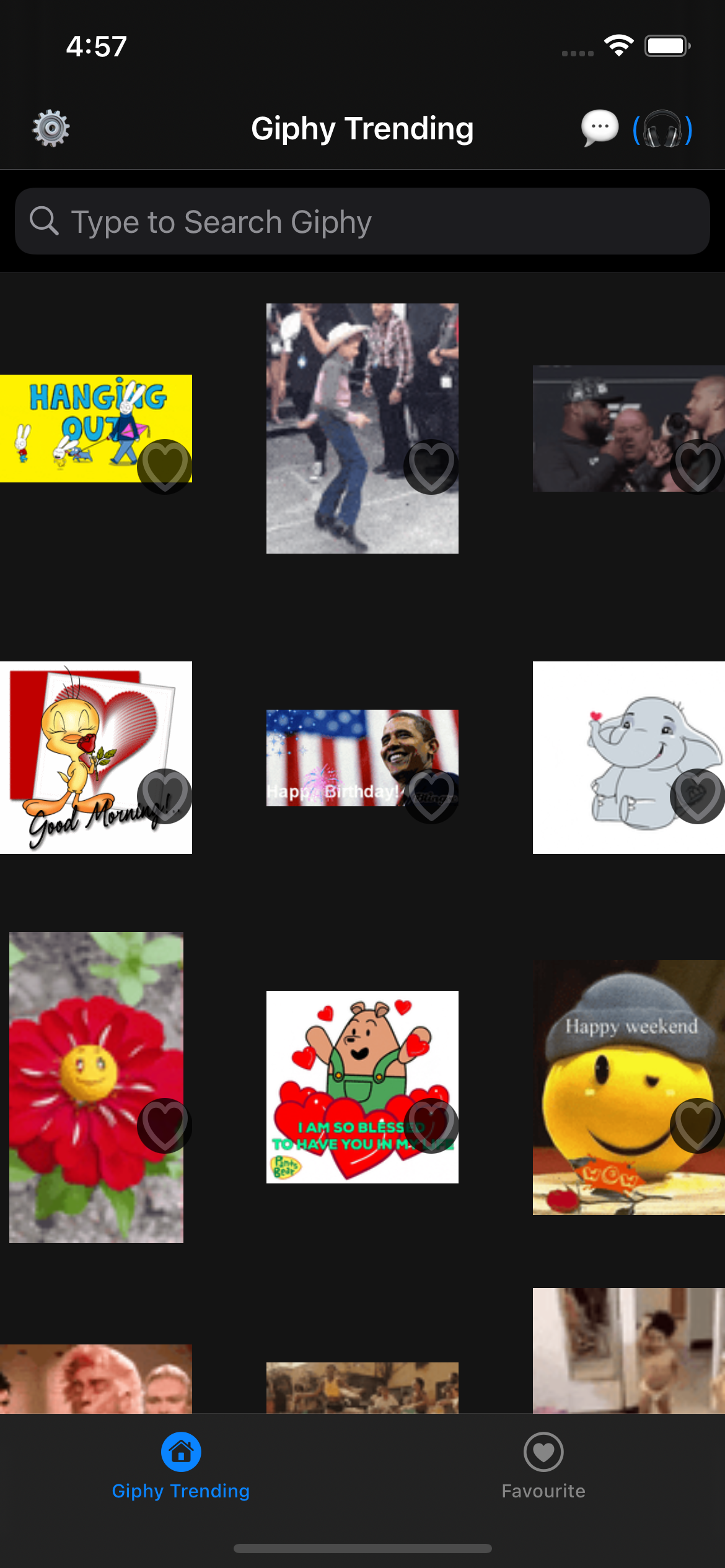 GitHub - NamrataAdhvaryu/GIFphyCat: Using Giphy API created an ...