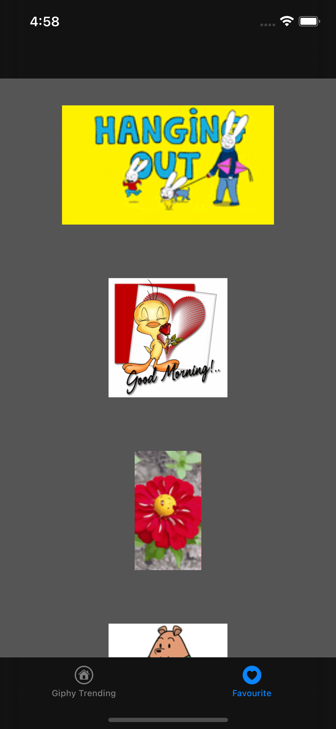 GitHub - NamrataAdhvaryu/GIFphyCat: Using Giphy API created an ...