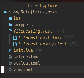 File Nesting a la JetBrains · Issue #118 · nvim-neo-tree/neo-tree.nvim · GitHub