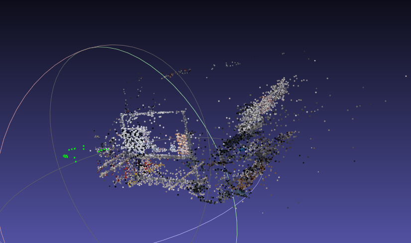 Out of plane pointcloud for running SfM with known Hololens poses · Issue #2013 · openMVG ...