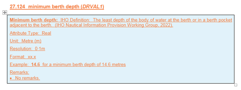 Minimum Berth Depth · Issue #39 · iho-ohi/S-101-Documentation-and-FC · GitHub