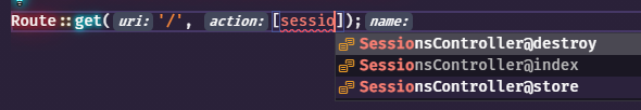 Feature Request Laravel 8 Suggest Controller Actions · Issue 56 · Amir9480 Vscode Laravel