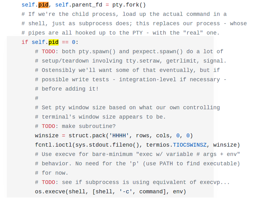 Possible issue around pty-based run() re: forking and child PIDs · Issue #500 · pyinvoke/invoke ...