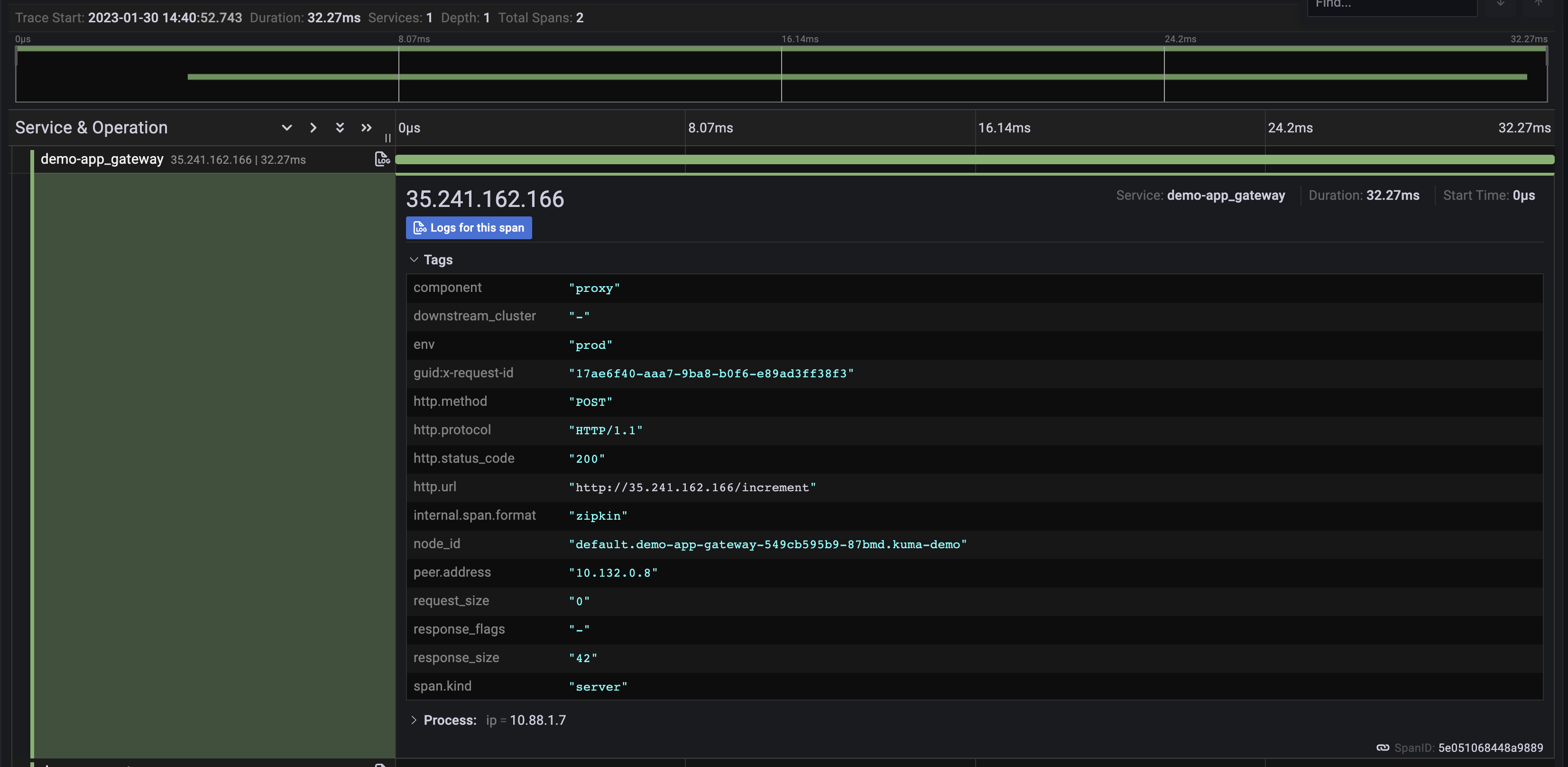 Duplicate spanID Gateway trace in Jaeger tracing · Issue #4833 · kumahq ...