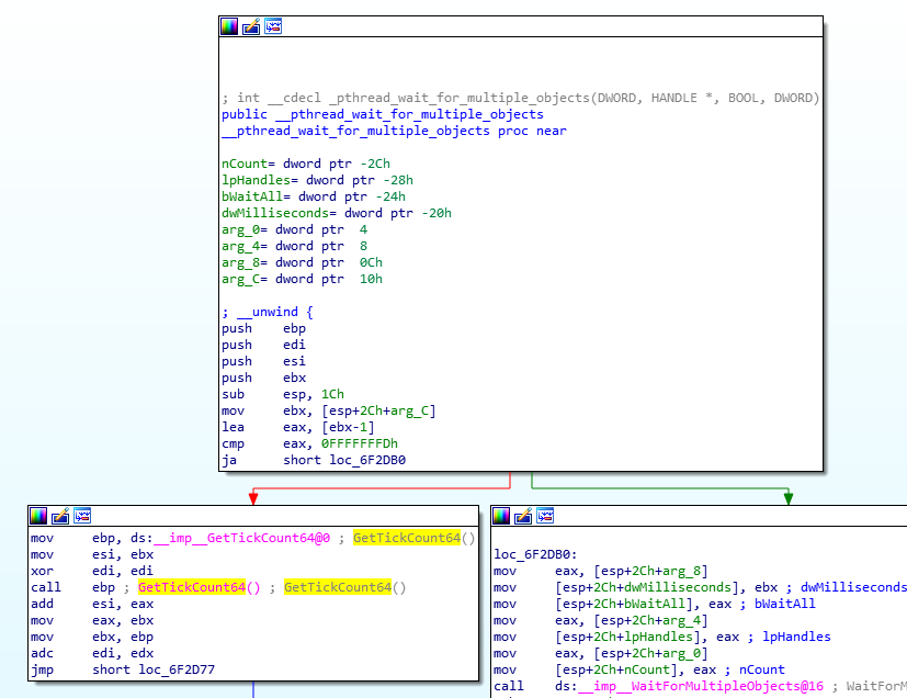 Libpthread Uses Gettickcount64 Even If Winver0x0501 Define Used · Issue 1784 · Msys2msys2