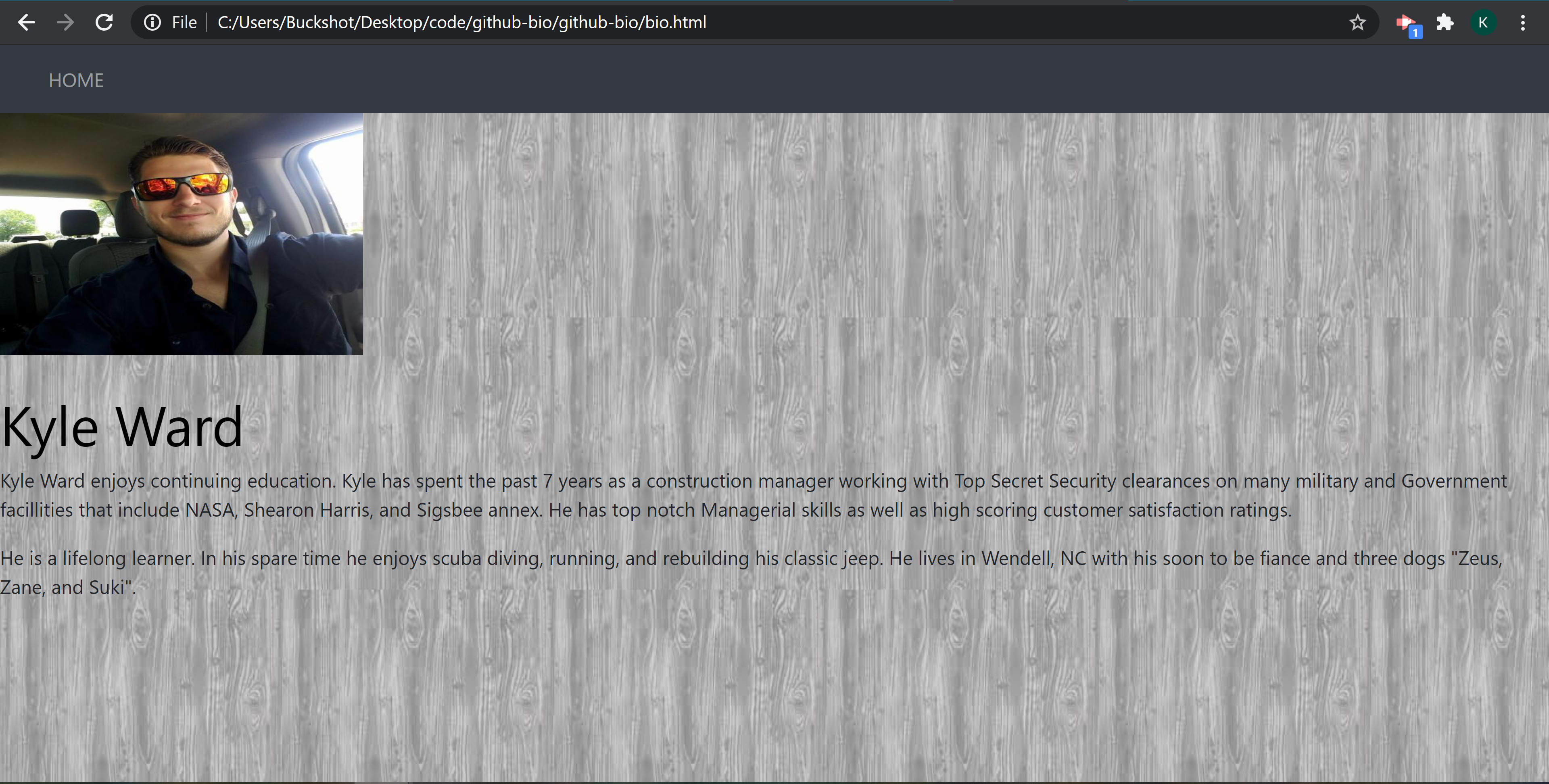 GitHub - kyleward92/github-bio