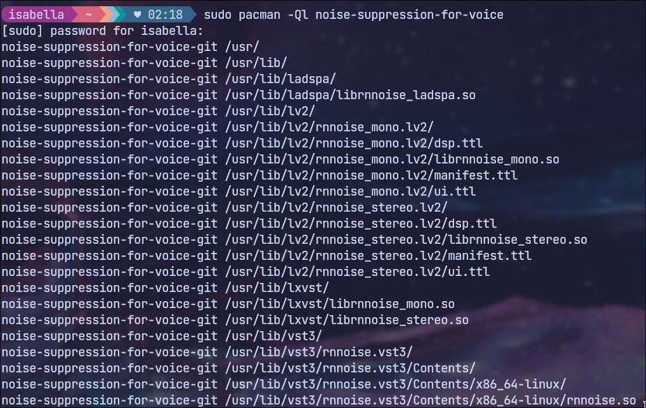 [Pipewire Arch] Input Isn't Created · Issue #168 · werman/noise-suppression-for-voice · GitHub