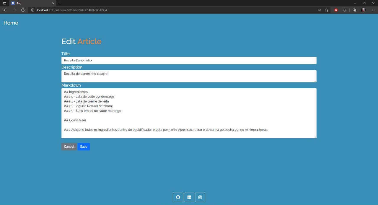 GitHub - Khaledy30/Blogmer: Blog criado utilizando NodeJS, Express, MongoDB e Bootstrap
