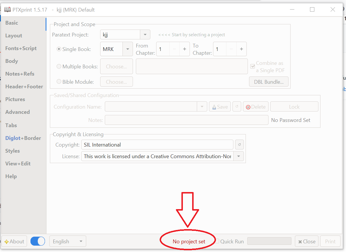"no project set" error · Issue #423 · sillsdev/ptx2pdf · GitHub