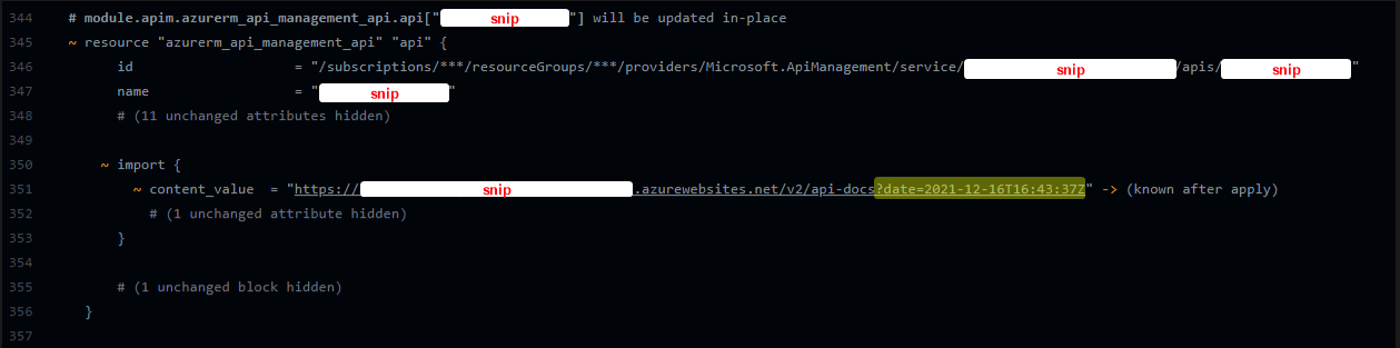 Updating new version of openapi spec does not update azurerm_api_management_api resource · Issue ...