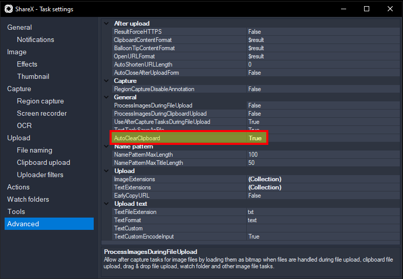 Capture doesn't appear to copy to clipboard after capture task · Issue ...