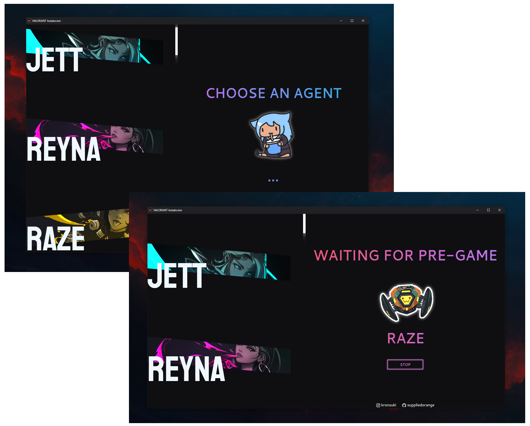 GitHub - SuppliedOrange/VALORANT-Instalocker: A VALORANT Instalocker ...