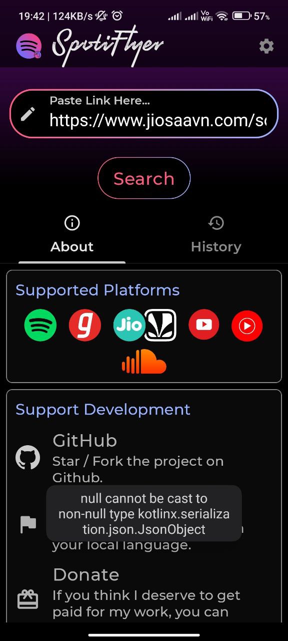 [BUG] : Songs cannot be downloaded from JioSaavn, causing errors. · Issue #1826 · Shabinder ...