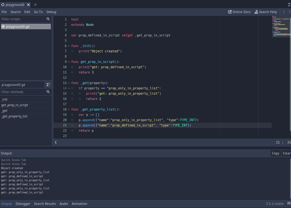 Property getters are always being called in editor for tool objects · Issue #83696 · godotengine ...
