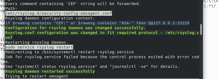 Configuring CEF forwarder in RHEL 8.2 breaks rsyslog file system ...