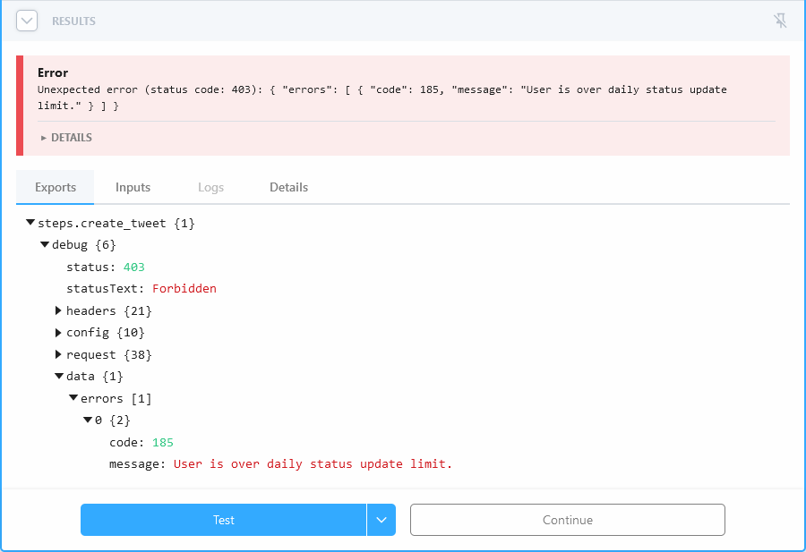 [BUG] Twitter Post Tweet action returns 403 error · Issue #1727 · PipedreamHQ/pipedream · GitHub