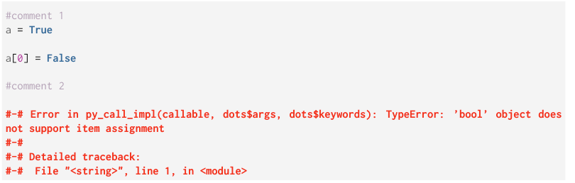 Flushing and comments · Issue #698 · rstudio/reticulate · GitHub