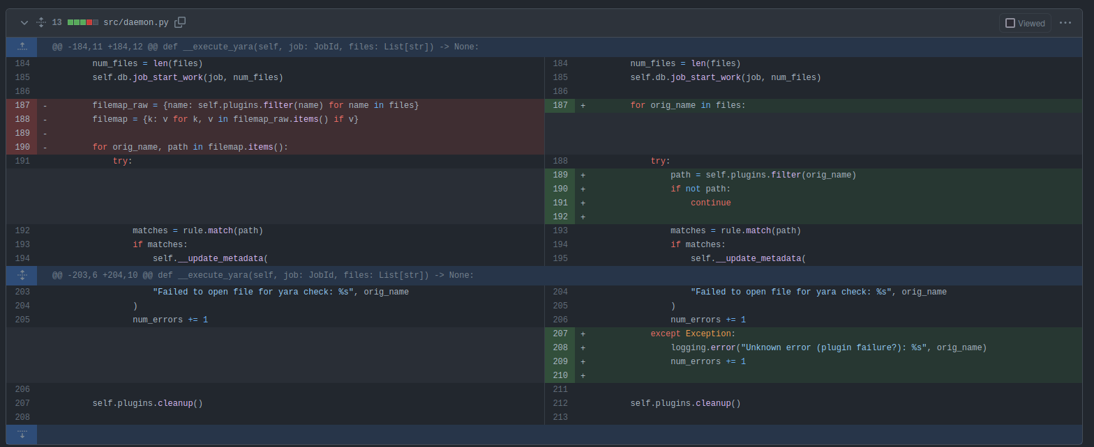 Check exceptions during filtering using plugins · Issue #332 · CERT-Polska/mquery · GitHub
