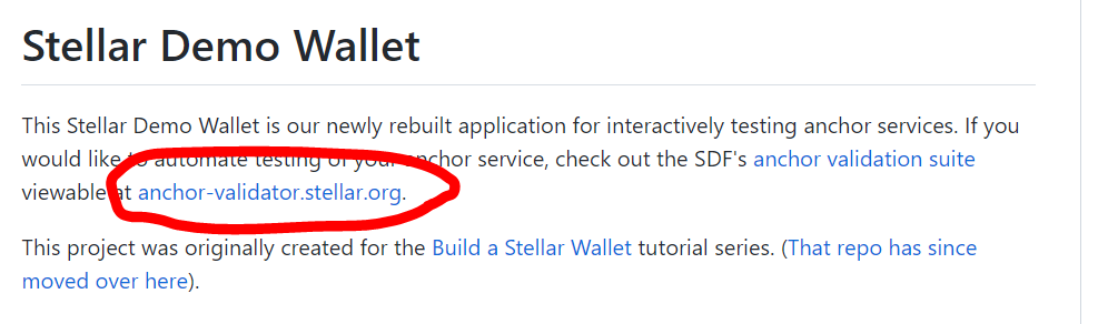 Broken link in README - anchor-validator.stellar.org · Issue #237 · stellar/stellar-demo-wallet ...