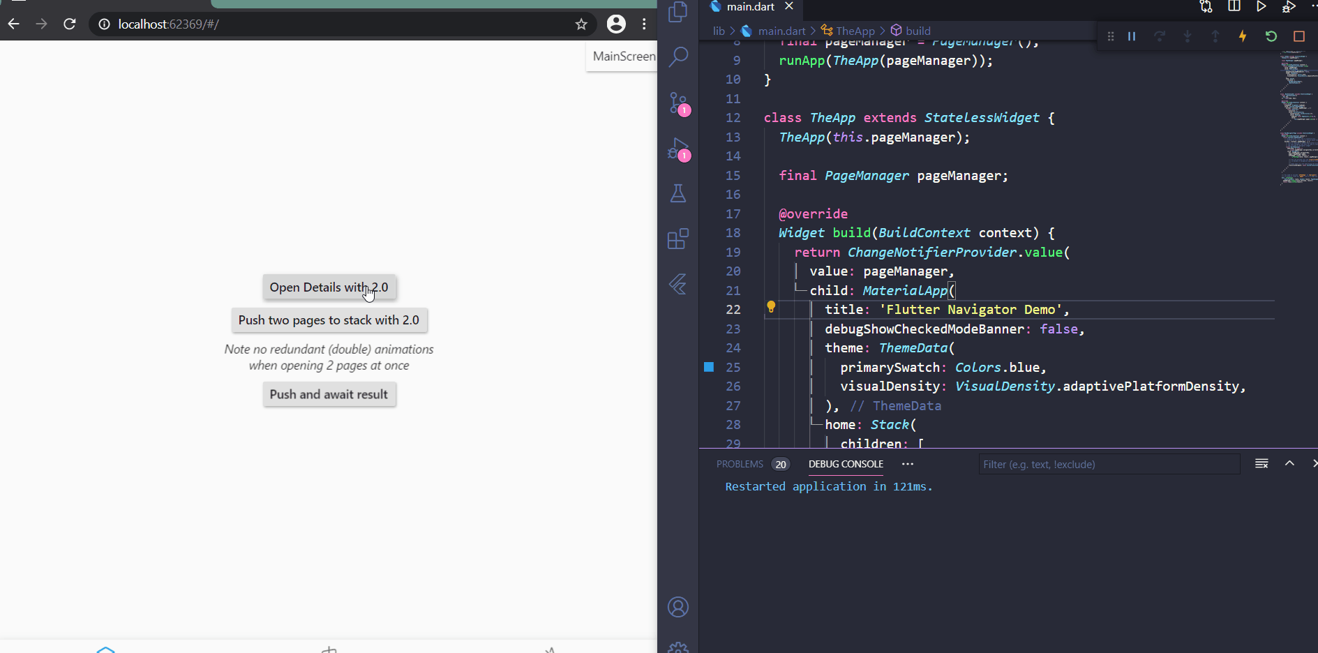 [WEB] Losing url state after hot restart · Issue #79241 · flutter/flutter · GitHub