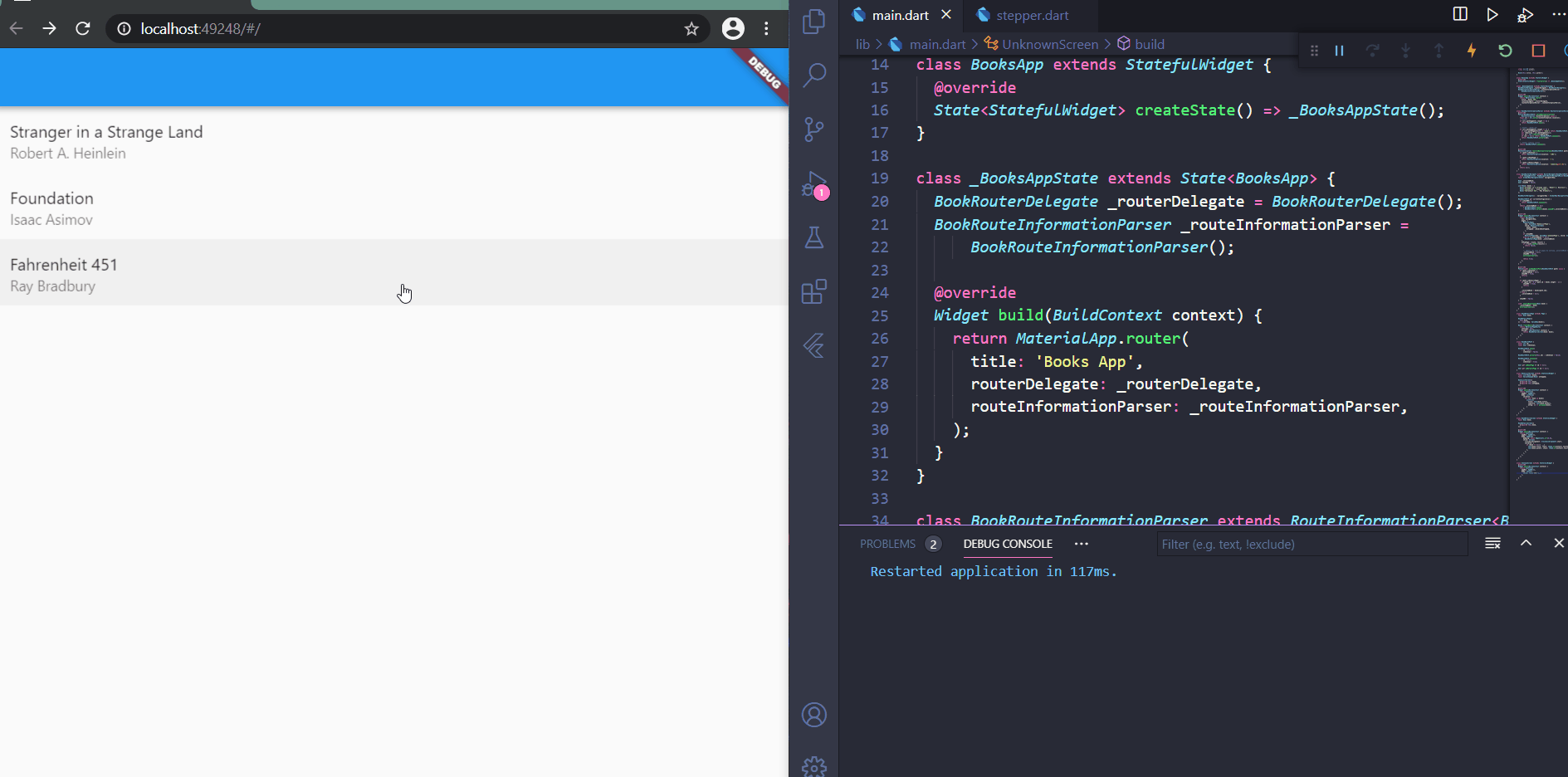 [WEB] Losing url state after hot restart · Issue #79241 · flutter ...