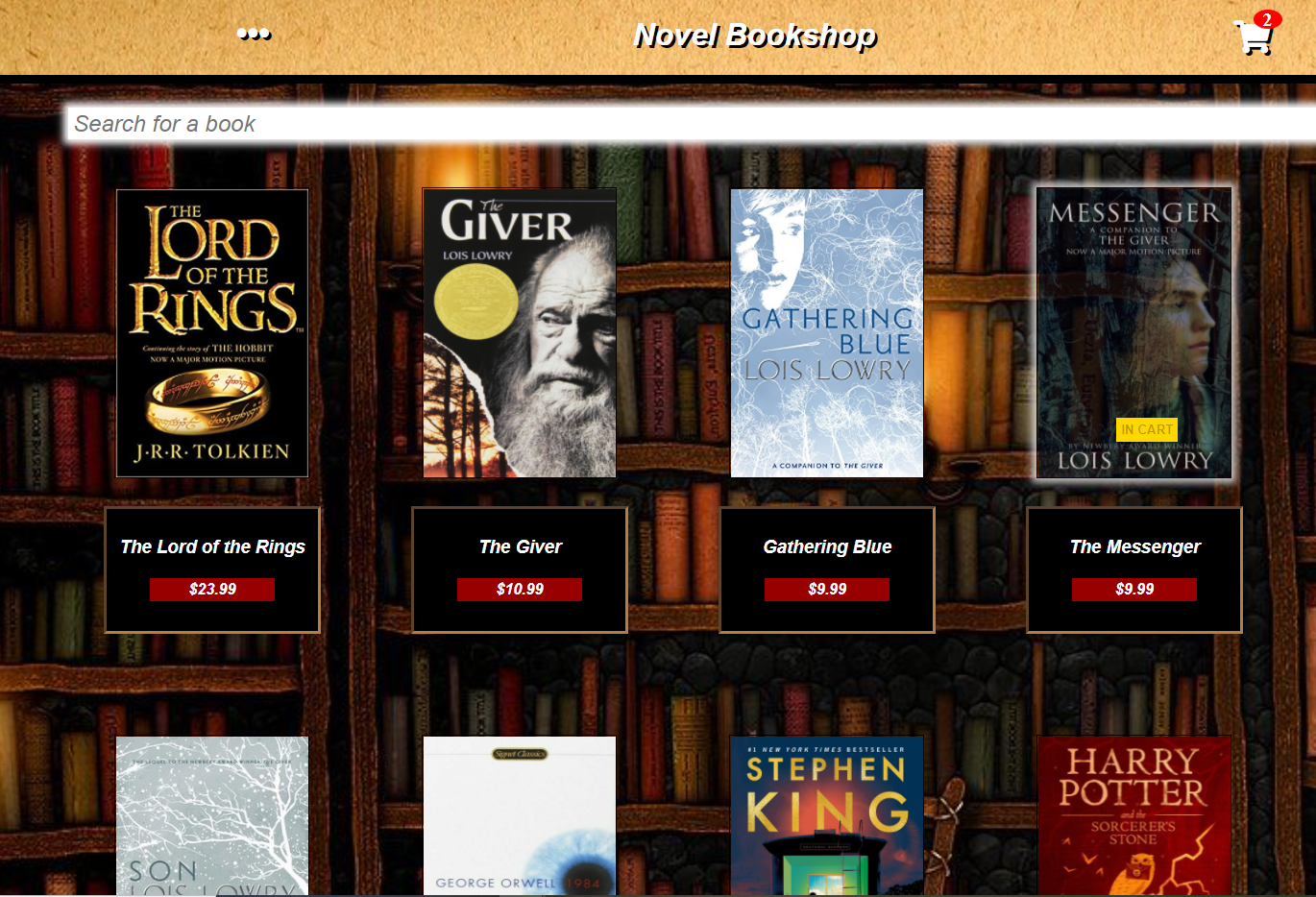 GitHub - Doubled144/BookStore: Simulation of an online bookstore