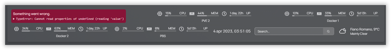 [Bug] v0.6.11: Glances cputemp widget option not working · Issue #1171 · gethomepage/homepage ...