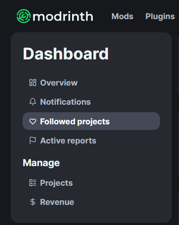"following" modrinth list · Issue #1702 · PrismLauncher/PrismLauncher · GitHub