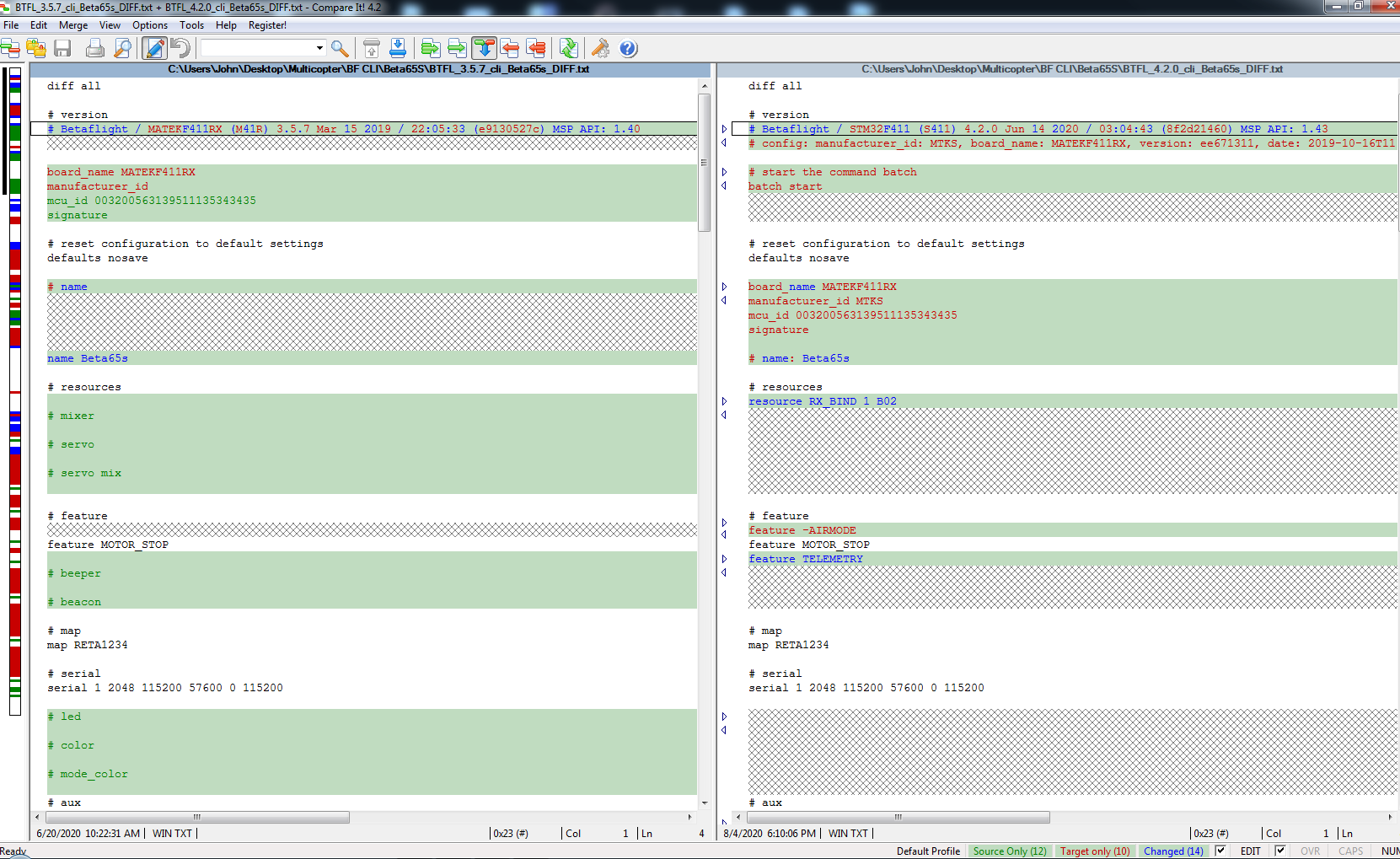 Compare Model Fast Copy Changes · Issue #7932 · opentx/opentx · GitHub