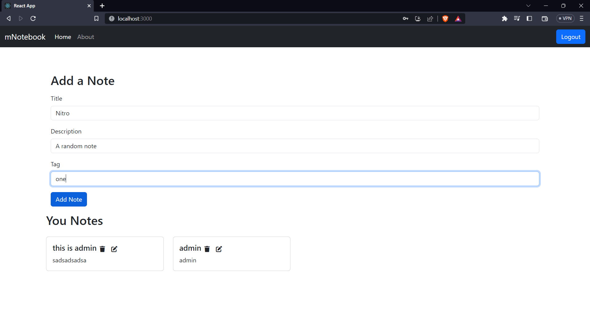 GitHub - manoj-shetty/mNotebook