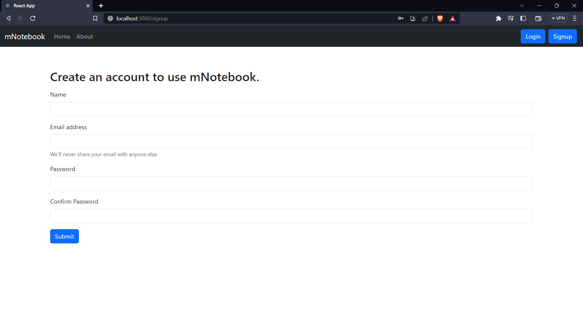 GitHub - manoj-shetty/mNotebook