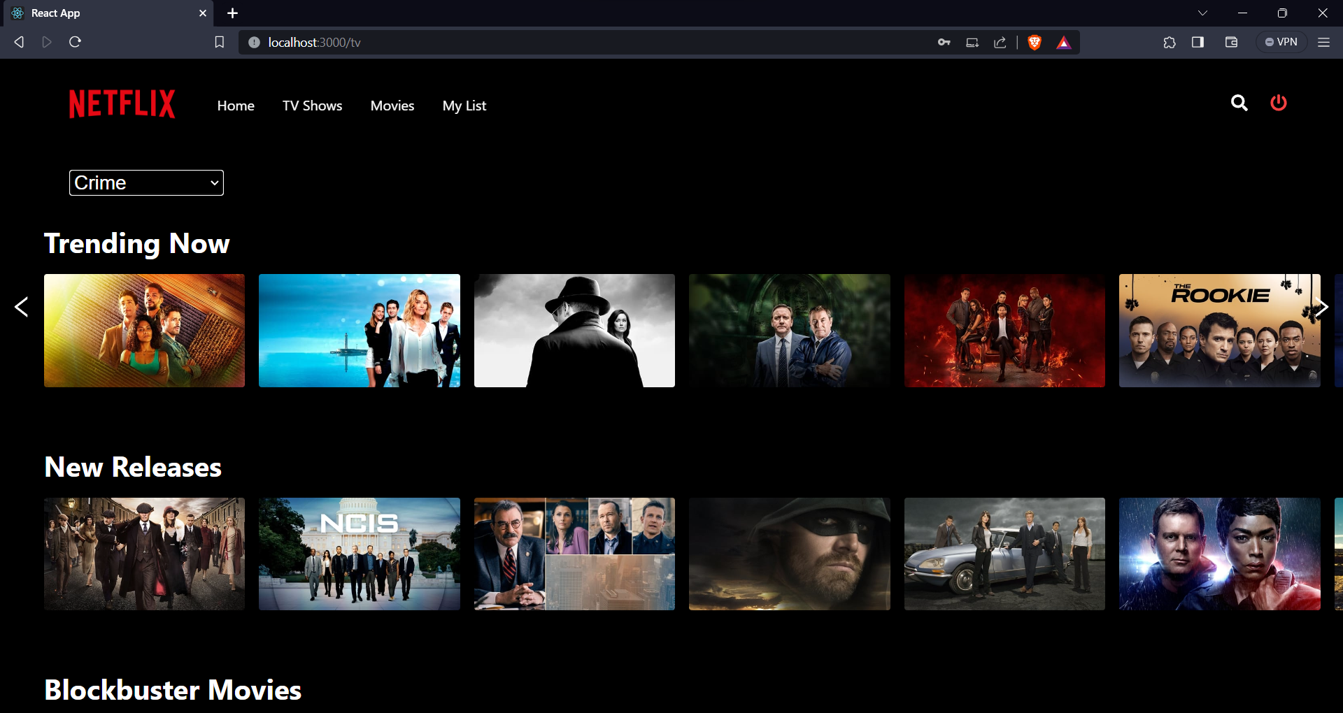 GitHub - manoj-shetty/netflix-clone