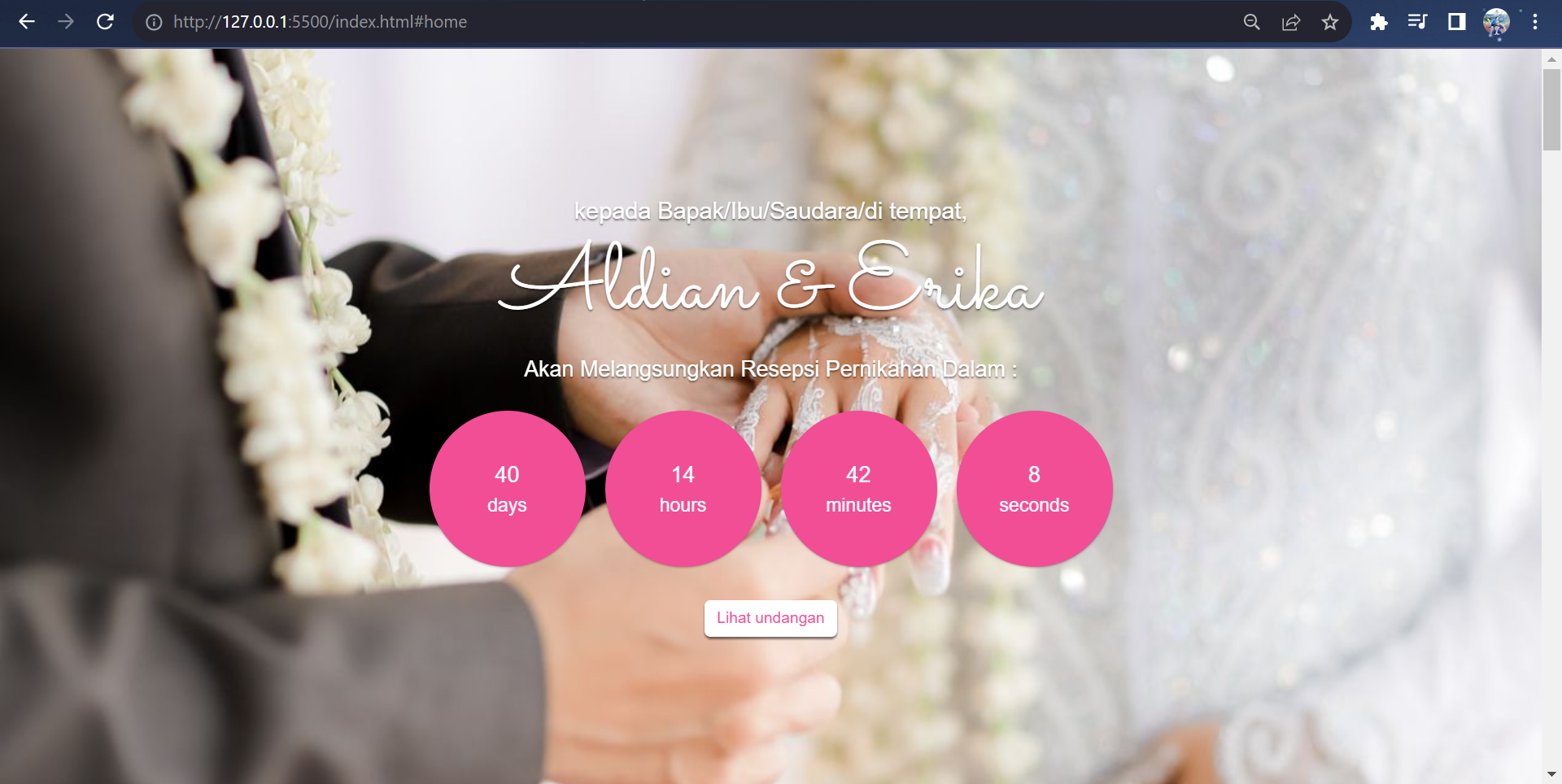 GitHub - aldiandarwin/undangan-weding-digital: creating a unique and memorable wedding ...