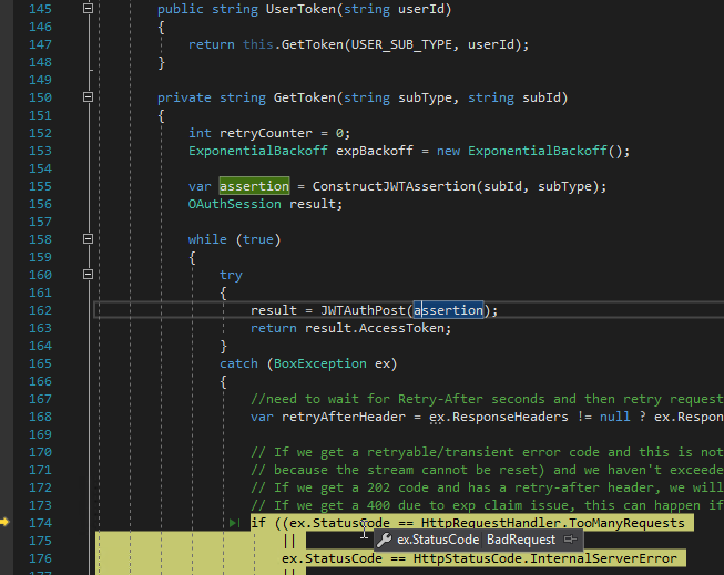 Null Reference Error with BoxJWTAuth.GetToken() · Issue #693 · box/box-windows-sdk-v2 · GitHub