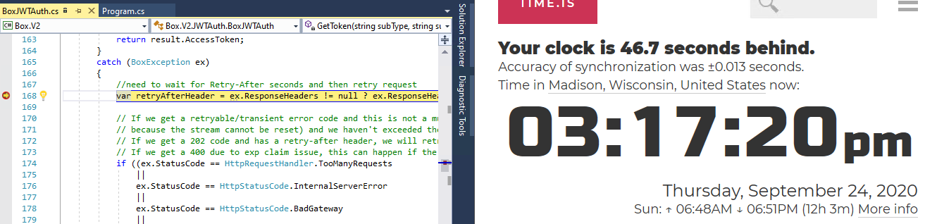Null Reference Error with BoxJWTAuth.GetToken() · Issue #693 · box/box-windows-sdk-v2 · GitHub