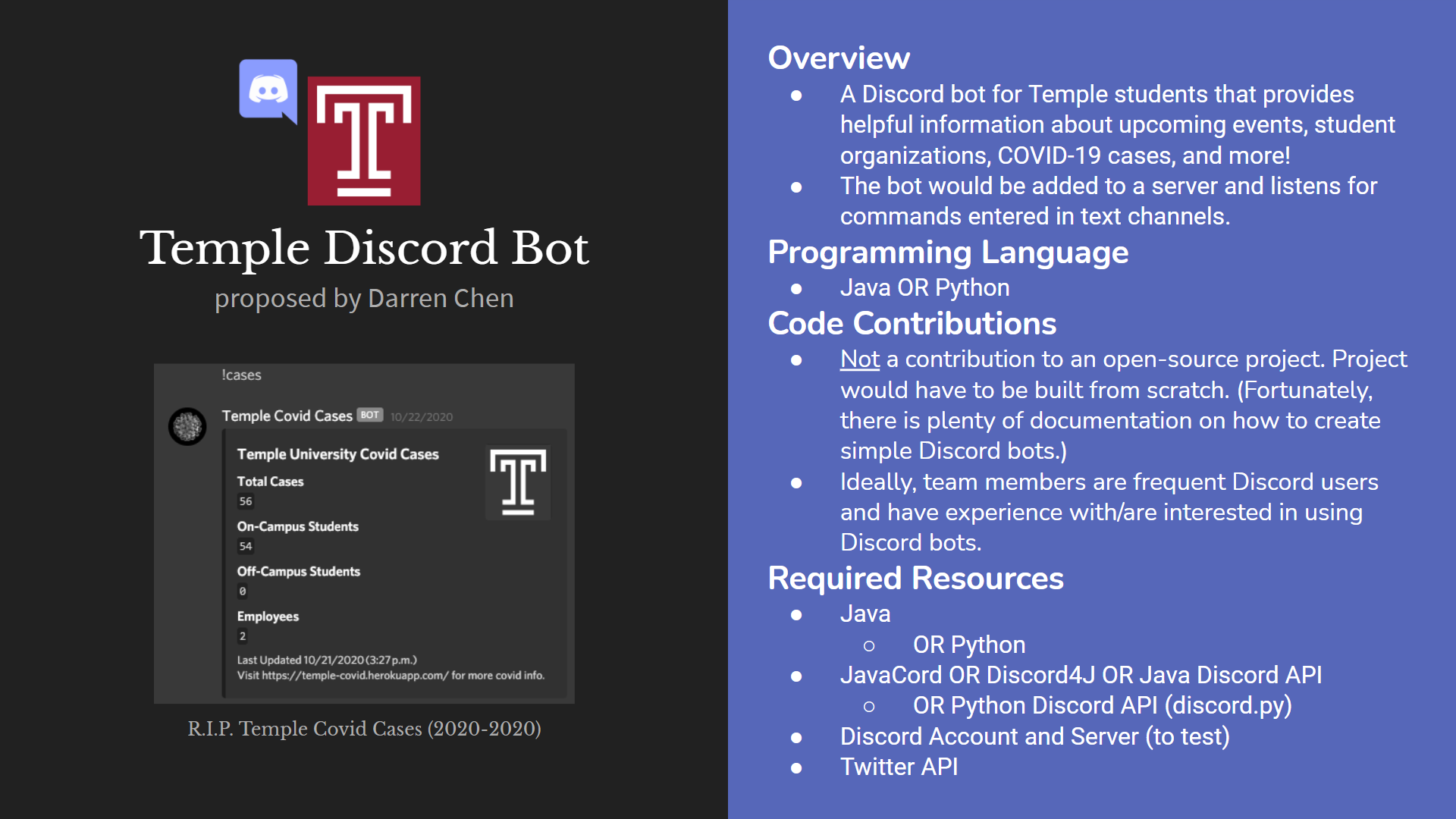 GitHub - darren-wei-chen/Temple-Discord-Bot