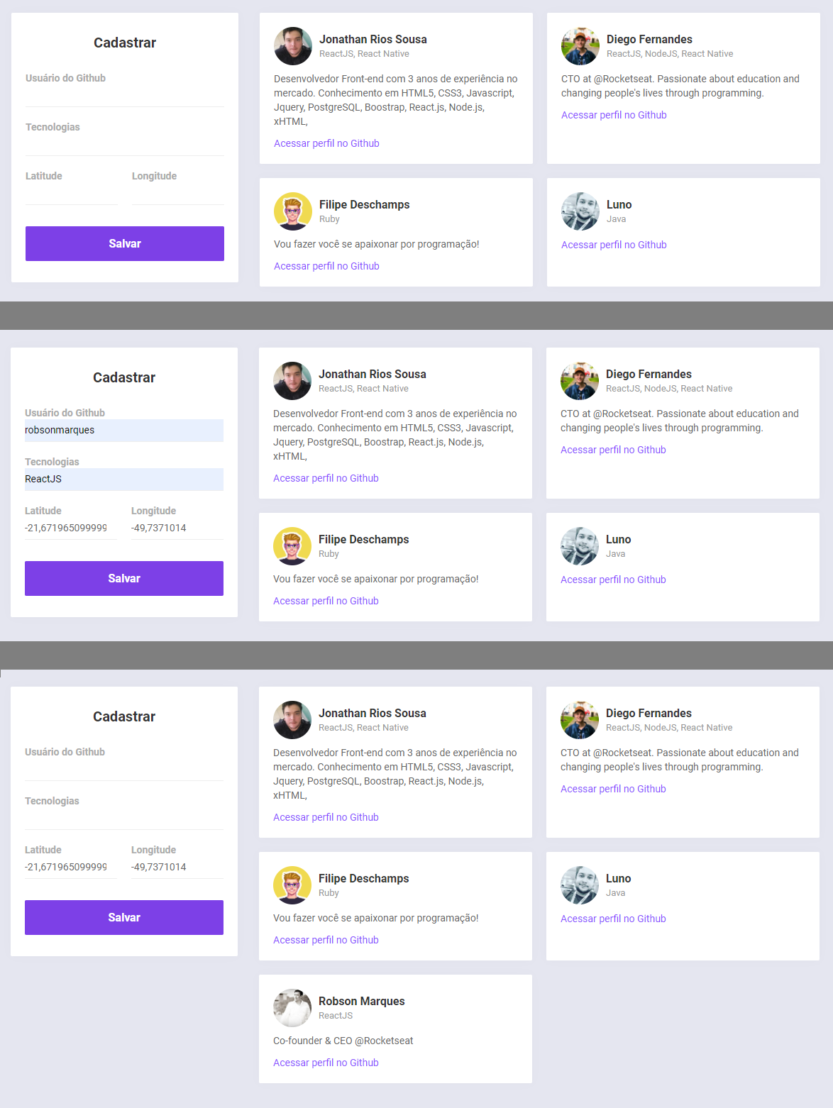 GitHub - Jonathan-Rios/poc-omnistack10-devradar: Proof of Concept - utilizando: React JS, React ...