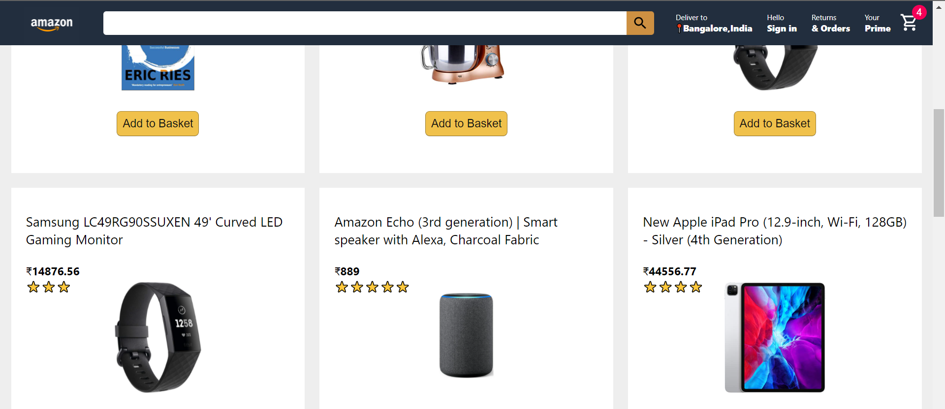 GitHub - URVASHI-PAHWA/Amazon