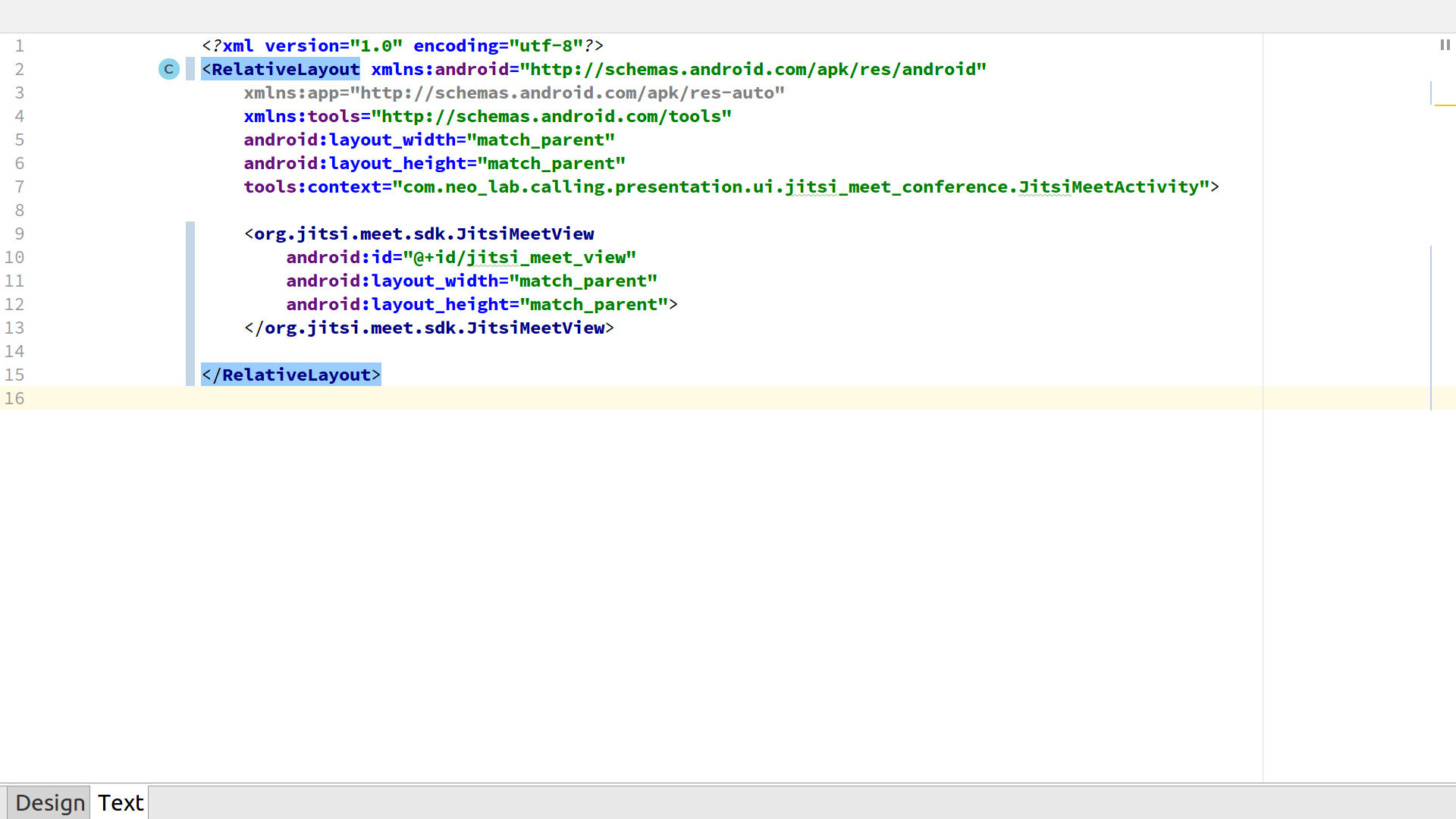 [Android ] Add Jitsi Meet View Into Layout XML · Issue #2465 · jitsi/jitsi-meet · GitHub