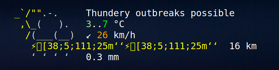 Better representation for Lightning in ASCII Art. · Issue #136 ...